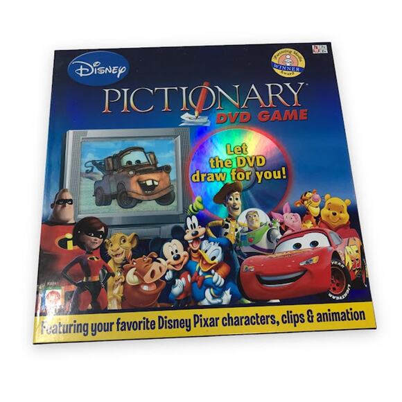 Mattel | Games | Mattel Pictionary Dvd Game Featuring Disney Pixar ...
